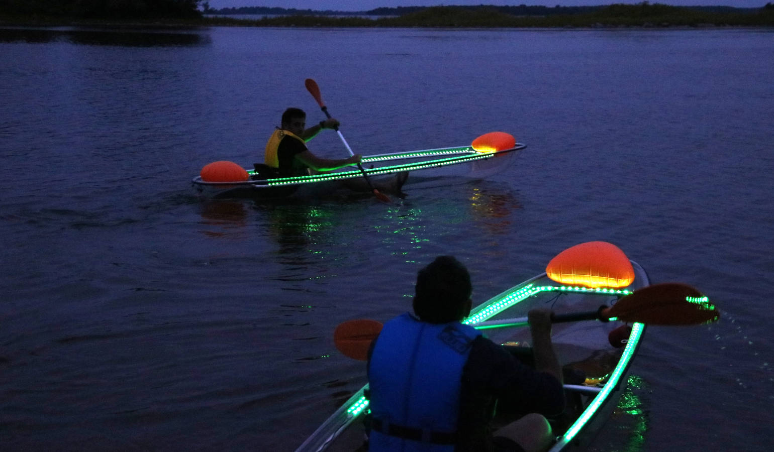 Transparent kayak rentals now available at Guindon Park | Cornwall ...