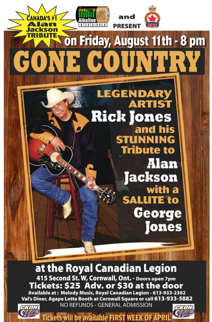 Alan Jackson tribute show | Cornwall Tourism : Cornwall Tourism